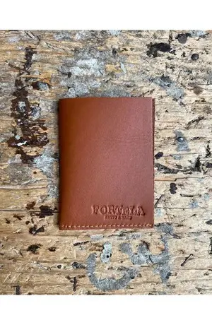 FORTELA Leather Wallet Taupe