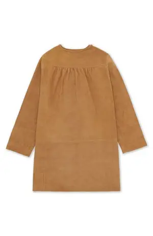 FORTELA Chamois Leather Mini Dress - Camel