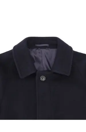 FORTELA Amedeo Single Breasted Coat - Blue