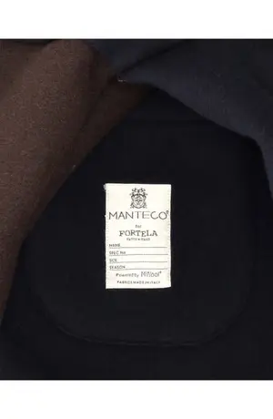 FORTELA Amedeo Single Breasted Coat - Blue