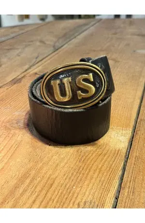 FORTELA Leather Belt - Black