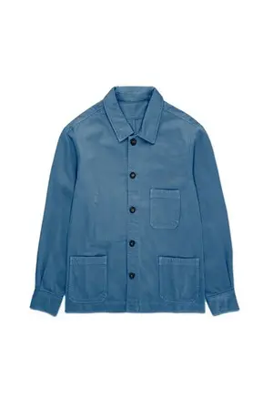 FORTELA Seneca Cotton Overshirt - Blue