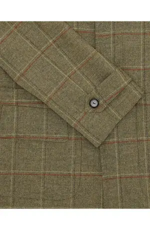 FORTELA Plaid Wool Overcoat
