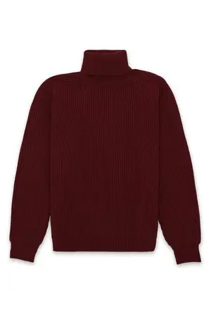 FORTELA Brighton High Neck Jumper - Burgundy