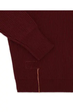 FORTELA Brighton High Neck Jumper - Burgundy