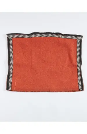 FORTELA Cotton Poncho - Orange