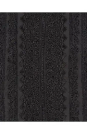 FORTELA Gervaise Crochet Satin Mini Dress