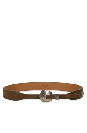 FORTELA Alabama Suede Leather Belt - Camel