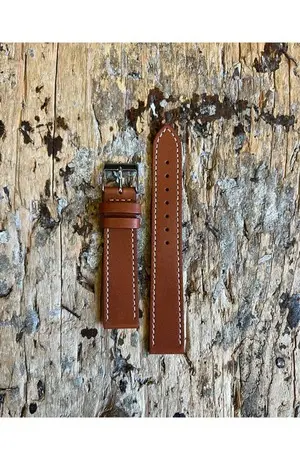 FORTELA Leather Watch Strap - Camel