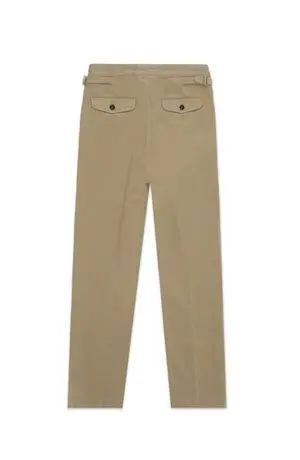 FORTELA Oklahoma Herringbone Trousers - Beige
