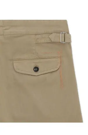 FORTELA Oklahoma Herringbone Trousers - Beige