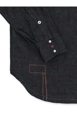 FORTELA Pasadena Texan Denim Shirt - Indigo Rinse