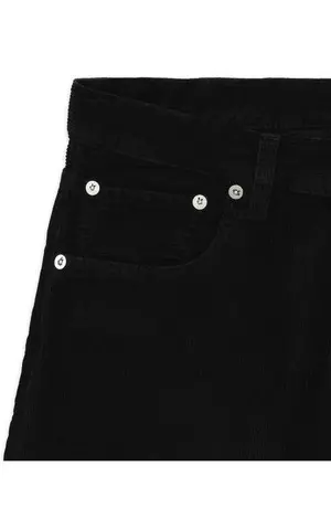 FORTELA Corduroy Five Pocket Trousers - Black