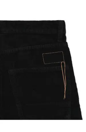 FORTELA Corduroy Five Pocket Trousers - Black