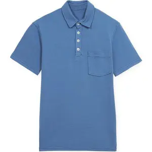 FORTELA Maverick Short Sleeve Polo - Indigo Rinse