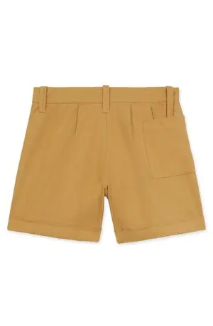 FORTELA Cotton Twill Shorts - Camel