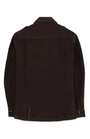 FORTELA Owen Military Safari Jacket - Brown