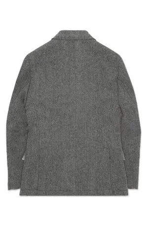 FORTELA Travel Classic Herringbone Double Breasted Blazer