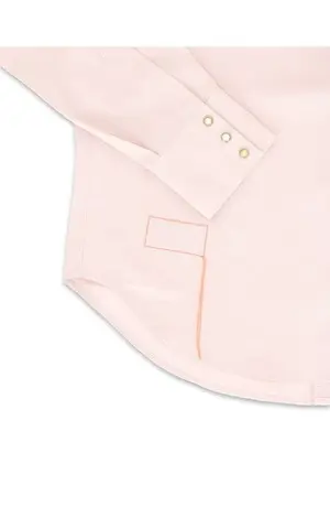 FORTELA Silk Texan Shirt - Pink