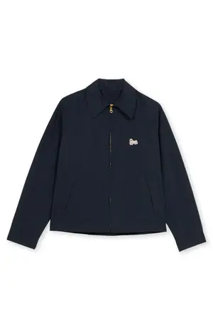 FORTELA Cotton Bomber Jacket - Blue