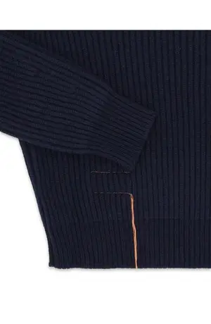 FORTELA Cashmere Turtleneck Sweater - Dark Blue
