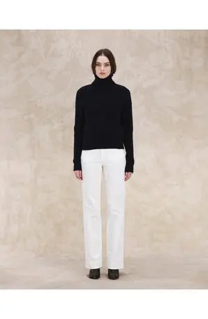 FORTELA Cashmere Turtleneck Sweater - Dark Blue