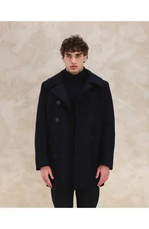 FORTELA Double Breasted Pea Coat