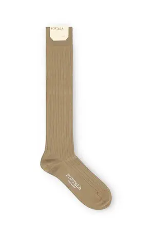 FORTELA Knee High Socks - Beige