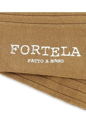 FORTELA Knee High Socks - Light Brown