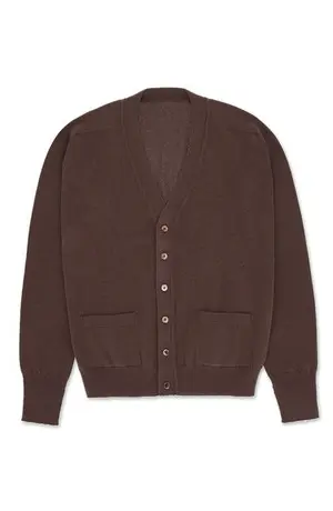FORTELA Lynch Cashmere Cardigan - Dark Brown
