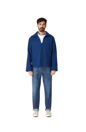 FORTELA Franco Wool Sweater - Blue