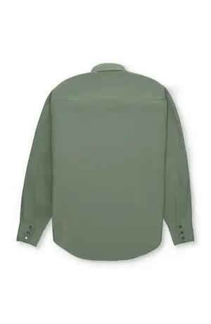 FORTELA Texan Black Button Shirt - Green