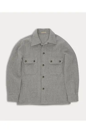 FORTELA Wool Overshirt - Melange