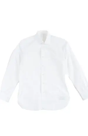 FORTELA Pale Popeline Shirt - White