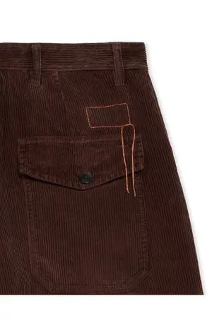 FORTELA Corduroy Trousers - Brown