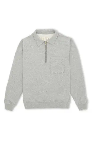 FORTELA Cotton Zip-up Sweatshirt - Grey