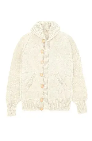 FORTELA Chamula Merino Wool Cardigan - Ivory