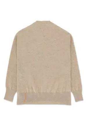 FORTELA Cashmere Crewneck Sweater - Orange