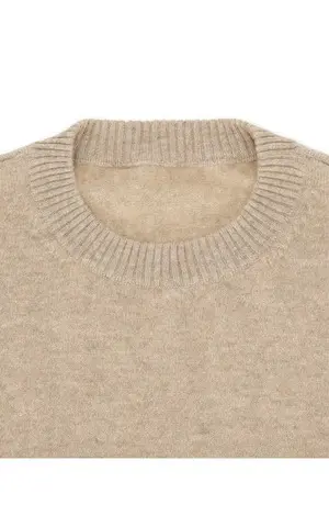 FORTELA Cashmere Crewneck Sweater - Orange