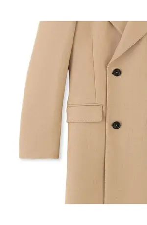 FORTELA Ernesto Double Breasted Wool Blend Coat