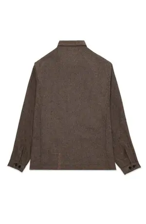 FORTELA Herringbone Wool Work Jacket