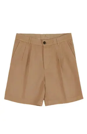FORTELA Cotton Bermuda Shorts With Pleats