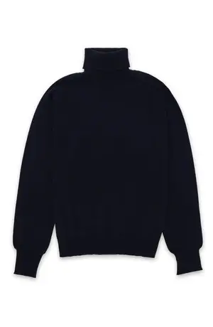 FORTELA Shannon High Neck Jumper - Dark Blue