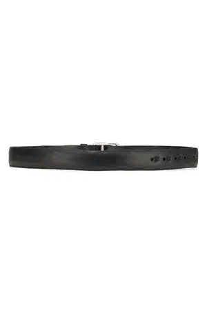 FORTELA Crockett Leather Belt - Black