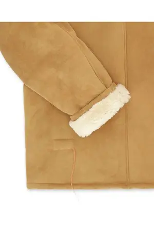 FORTELA Short Shearling Jacket - Camel