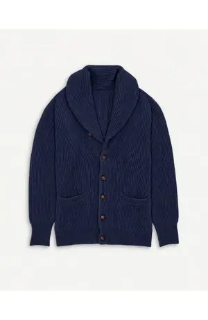 FORTELA Cashmere Cardigan - Dark Blue