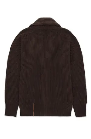 FORTELA Cashmere Cardigan - Dark Brown