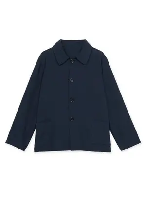 FORTELA Work Patch Pocket Jacket - Blue