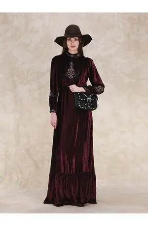 FORTELA Georgine Maxi Abito - Violet