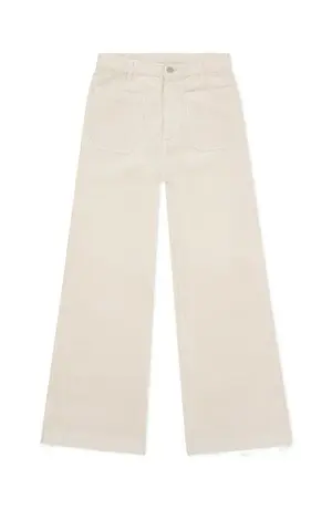 FORTELA Vintage Corduroy Wide Leg Trousers - Pink
